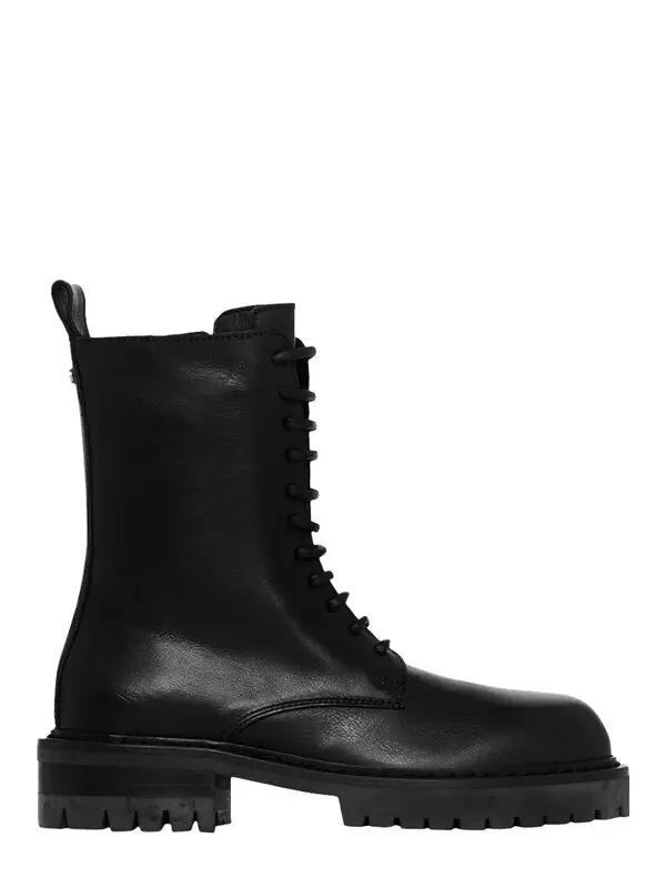 ANN DEMEULEMEESTER Skagi Rounded Ankle Boots - Black