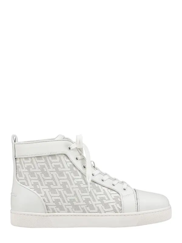 CHRISTIAN LOUBOUTIN Louis Orlato High-top Sneakers - White