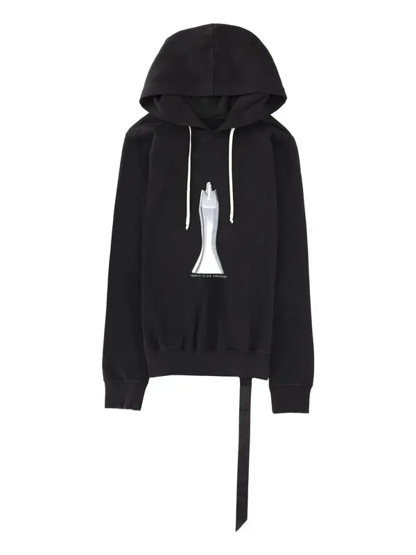 Rick Owens Oversize Hoodie - Black
