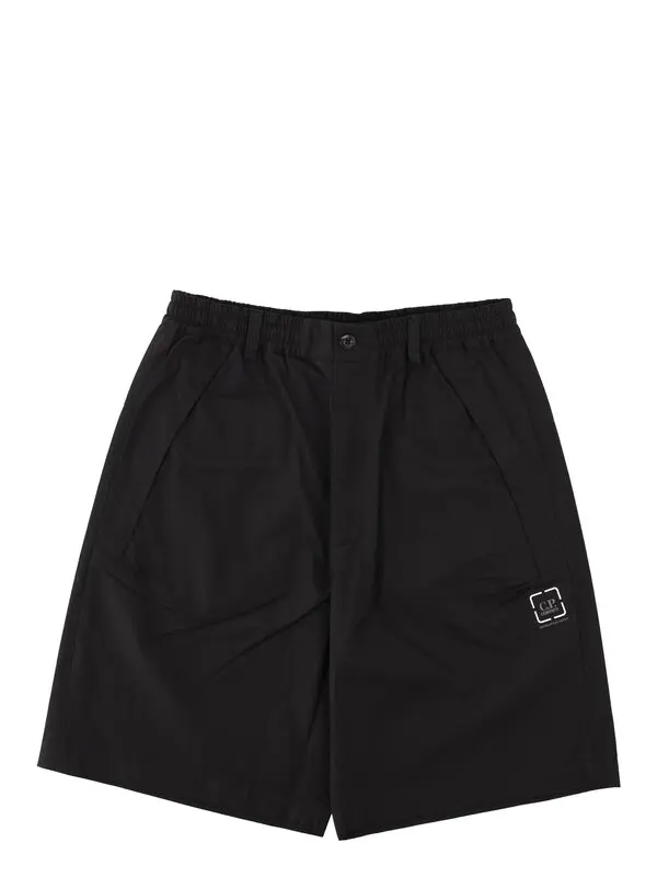 C.P. COMPANY C. P. Company "metropolis" Shorts With Logo - Black