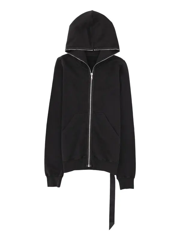 Rick Owens Felpa Gimp Hoodie - Black