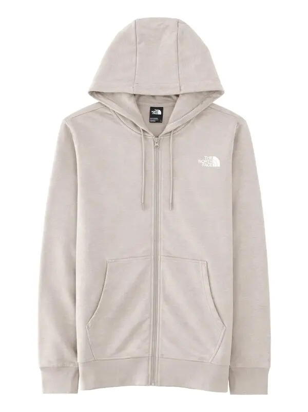 The North Face Zip-up Logo Hoodie - Beige