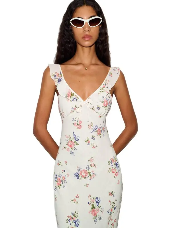 REFORMATION Teleia Dress - Ivory
