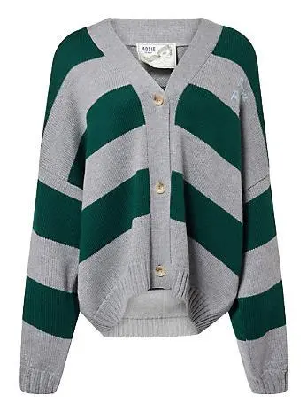 ROSIE ANTWERP Scout Striped Wool Cardigan - Multi