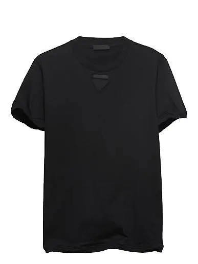 Prada Shapeable Cotton-jersey T-shirt - Black