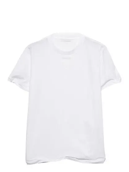 Prada Shapeable Cotton-jersey T-shirt - White