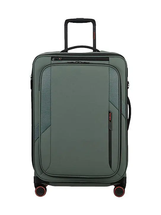 SAMSONITE Spinner Expandable Woven Suitcase 67cm - Sage Green