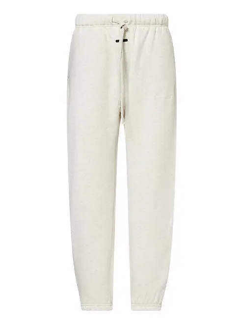 Fear Of God Cotton-jersey Jogging Bottoms - Oatmeal Hthr/lt Hthr