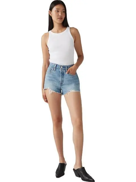 LEVI'S 501 Original High Rise Denim Shorts - Switch Stitch Short