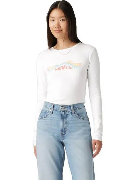 LEVI'S Graphic Rickie Long-sleeve T-shirt - Mountain Top