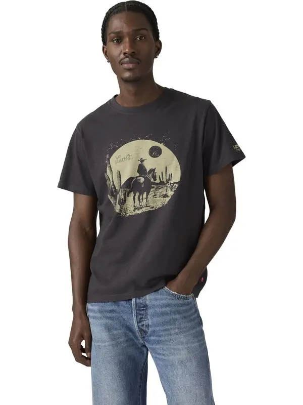 LEVI'S Relaxed Fit Short-sleeve Graphic T-shirt - Archival Desert Cowboy Phantom