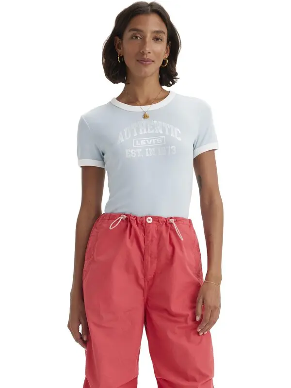 LEVI'S Graphic Rickie Ringer T-shirt - Authentic Box Tab