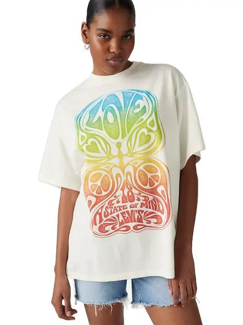 LEVI'S Graphic Short Stack T-shirt - Love Is A State Of Mind