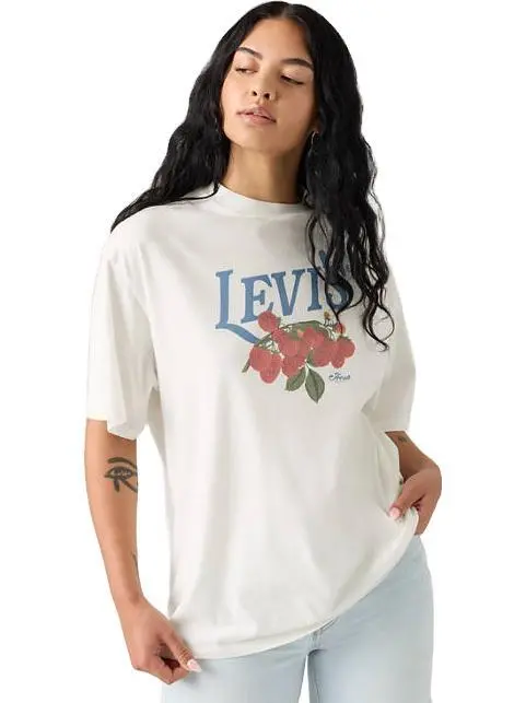 LEVI'S Graphic Short Stack T-shirt - Bright White