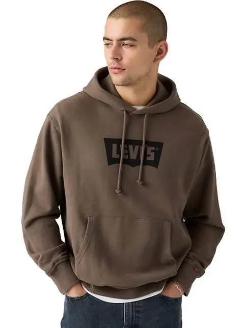 LEVI'S Authentic Relaxed Fit Hoodie - Khaki Green