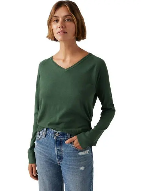 LEVI'S Petal V-neck Pullover - Python Green