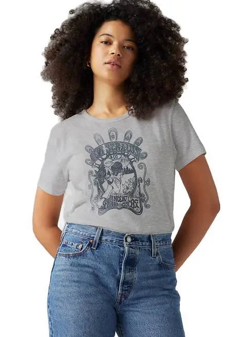 LEVI'S Graphic T-shirt - Starstruck Heather Grey