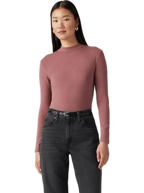 LEVI'S Effortless Long-sleeve Tee - Rose Taupe
