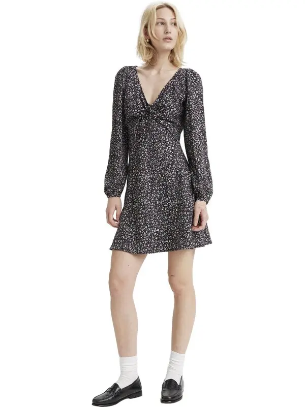 LEVI'S Delray Mini Dress - Floral Caviar