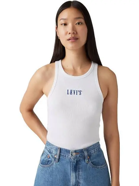 LEVI'S Graphic Gemini Tank Top - Bright White