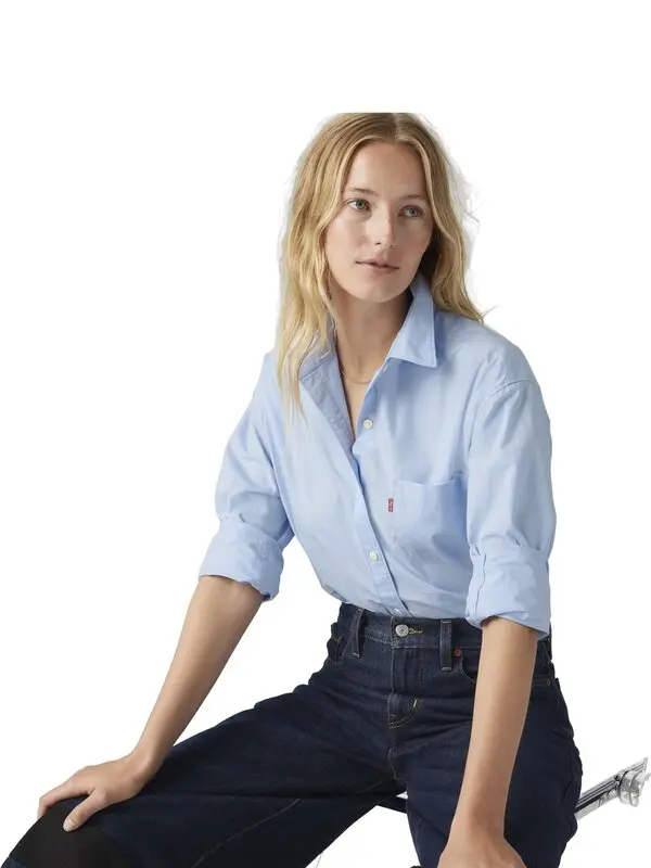 LEVI'S Harlie Boyfriend Shirt - Serenity Blue