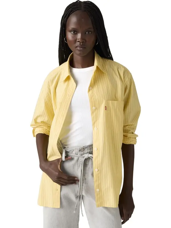 LEVI'S Harlie Boyfriend Shirt - Mellow Yellow