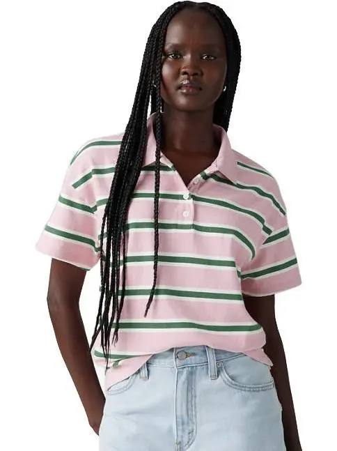 LEVI'S Erie Polo - Yeehaw Stripe Jungle