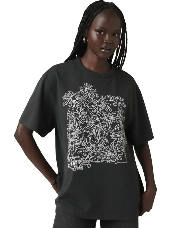 LEVI'S Graphic Tabor T-shirt - Pirate Black