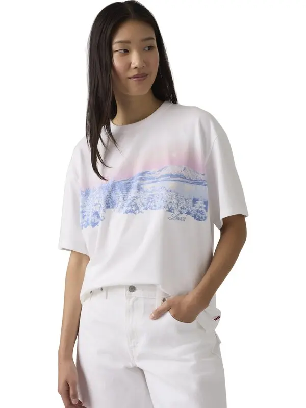 LEVI'S Graphic Tabor Tee - Bright White