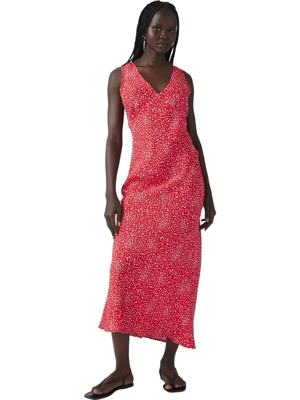 LEVI'S Atalia Slip Dress - Earth Red