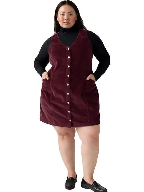 LEVI'S Vianna Vest Dress - Merlot