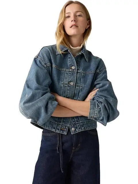 LEVI'S Balloon Sleeve Trucker Jacket - Missed My Flight