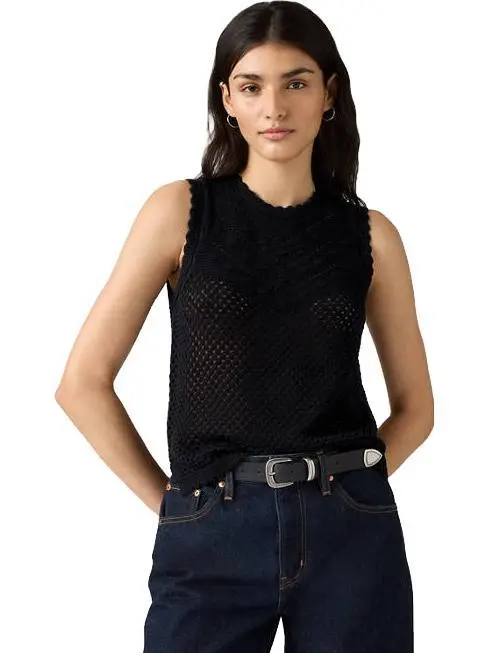 LEVI'S Adrienne Crochet Tank - Anthracite Night