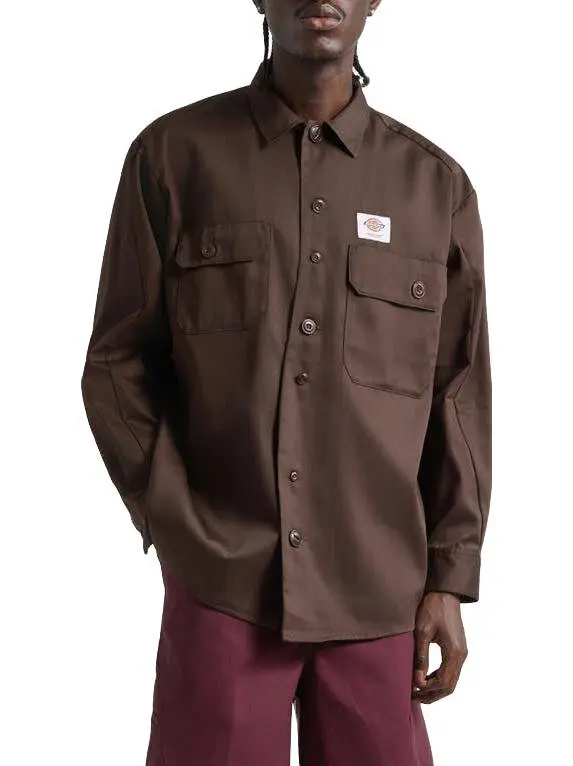 Undercover X Dickies Button-up Work Shirt - Brown