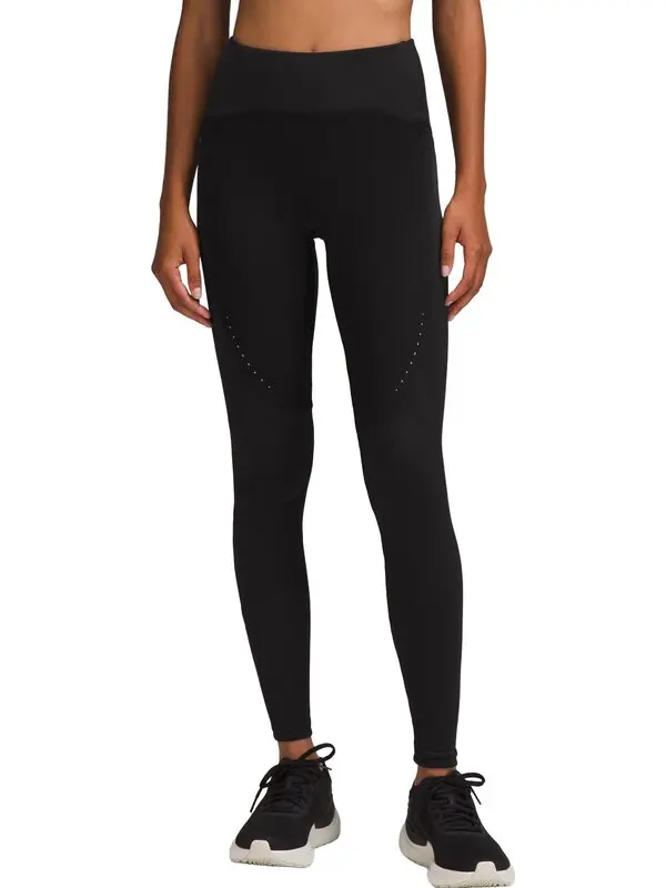 Lululemon Cold Weather High-rise Running Tights - Black