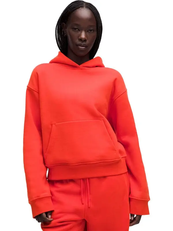 Lululemon Steady State Superloft Hooded Sweatshirt - Cherry Ember