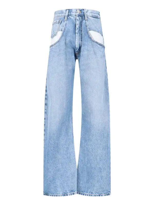 MAISON MARGIELA Four Stitches" Straight Jeans - Blue