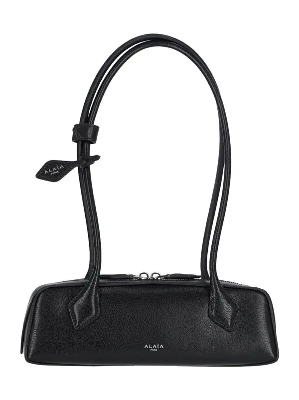 Alaïa Le Teckel" Small Shoulder Bag - Black