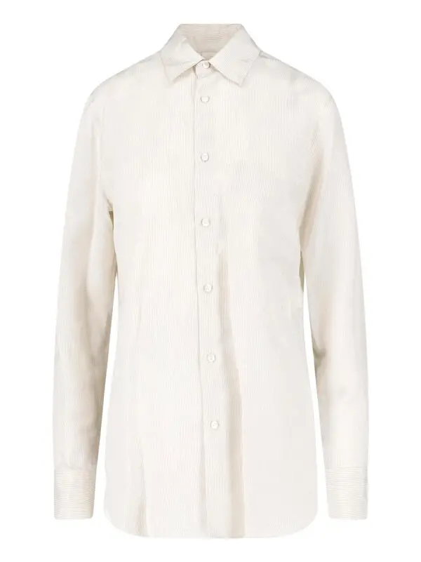 Filippa K Shirt In Viscose Blend - Cream