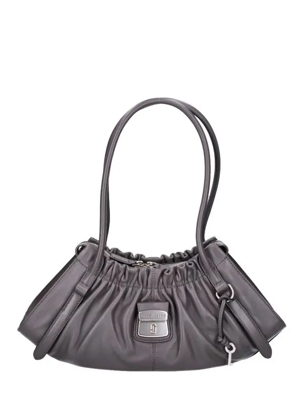 Marc Jacobs Leather Shoulder Bag - Gray