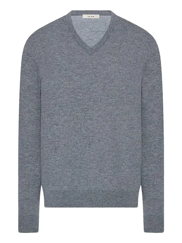 THE ROW Nian Cashmere Sweater - Grey