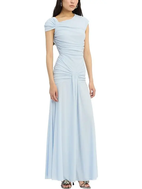 ROTATE BY BIRGER CHRISTENSEN Maxi Asymmetric Dress - Plein Air