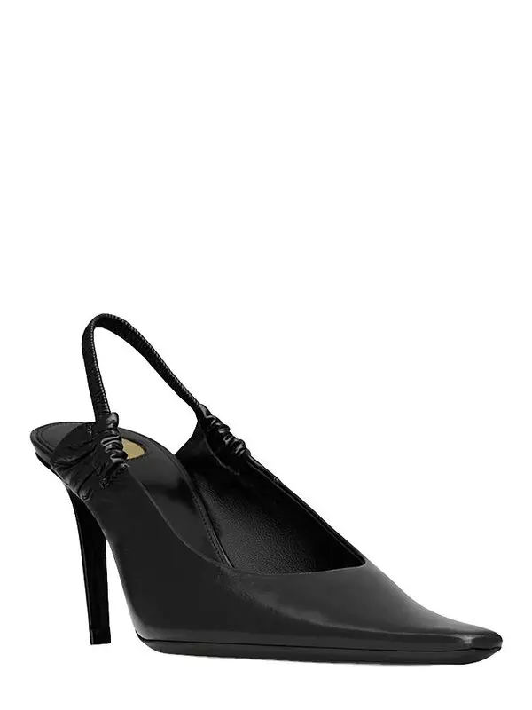 Saint Laurent Anne-marie Slingback Pumps - Black