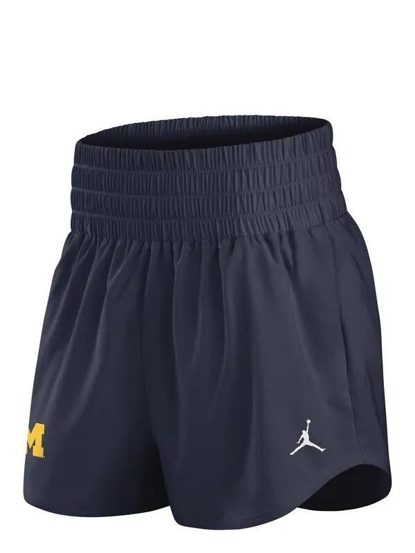 Nike Michigan Primary Logo Jordan Brand Dri-fit College Shorts - Blue
