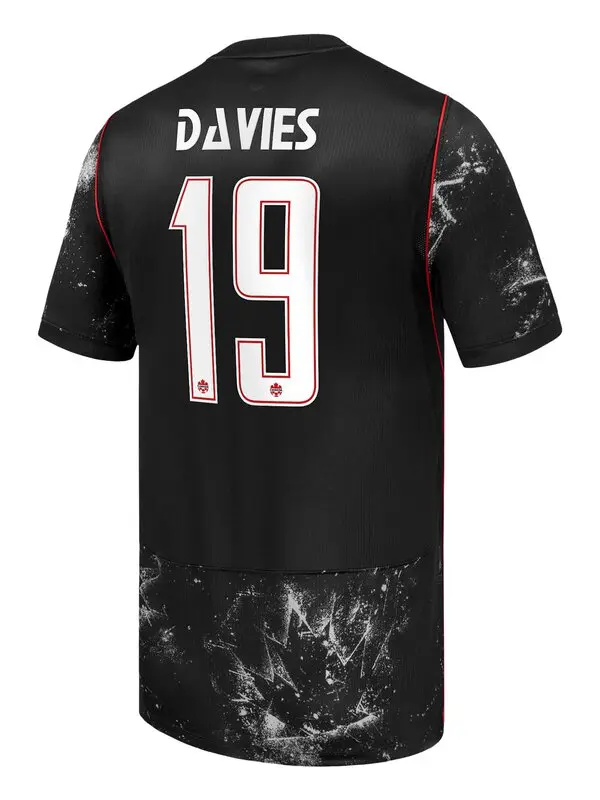 Nike Alphonso Davies Canada Soccer 2026 Stadium Away Dri-fit Soccer Jersey - Black