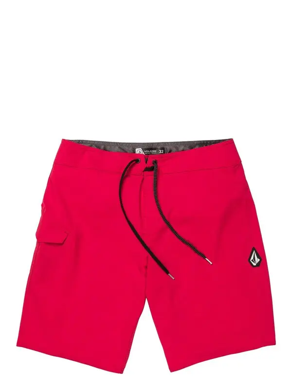 Volcom Lido Solid Mod 20" Boardshort - Ribbon Red