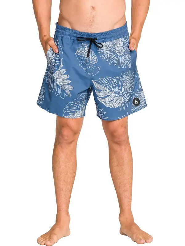 Volcom Lido Print 16 Trunk - Blueberry