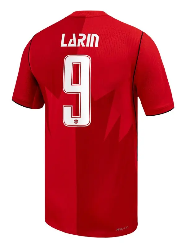Nike Cyle Larin Canada Soccer 2026 Match Home Dri-fit Adv Soccer Jersey - Red