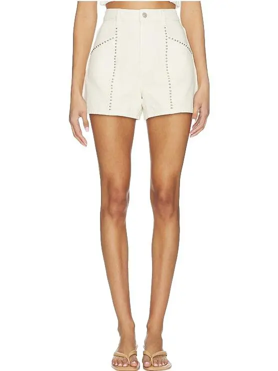 Rolla's Mirage Denim Shorts - Cream