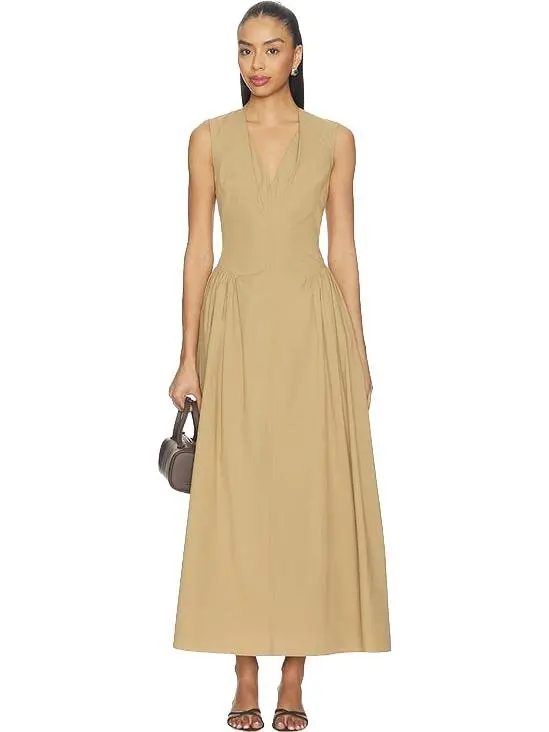 Rue Sophie Talia Dress - Khaki